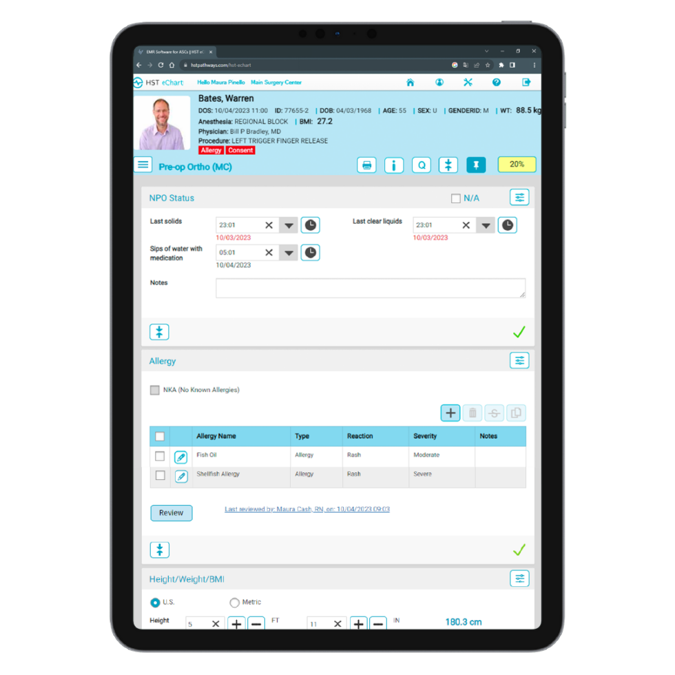 EMR Software for ASCs | HST eChart